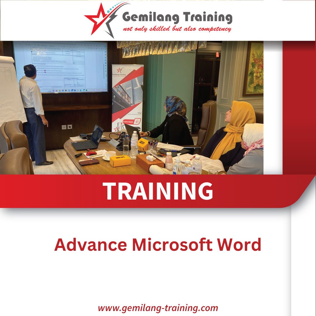 TRAINING ADVANCE MICROSOFT WORD - Gemilang Training