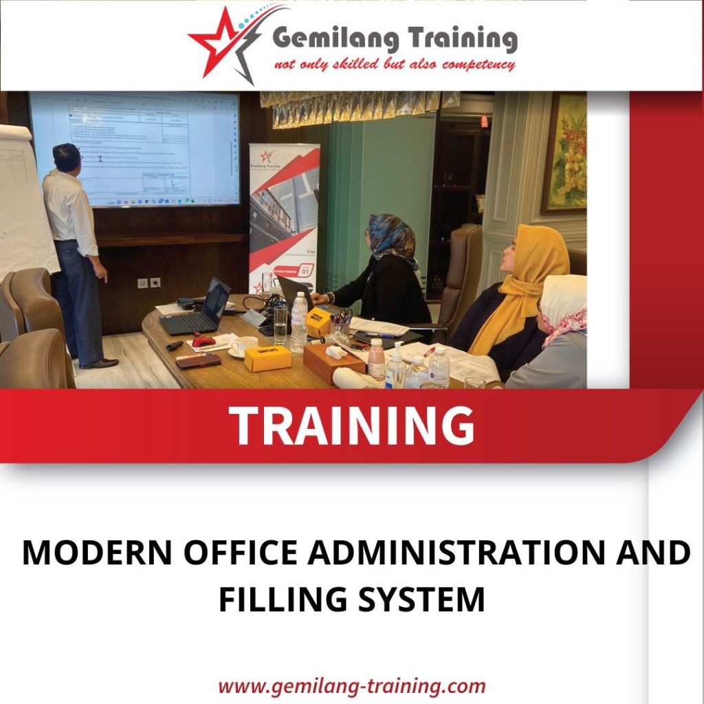 TRAINING MODERN OFFICE ADMINISTRATION AND FILLING SYSTEM - Gemilang ...